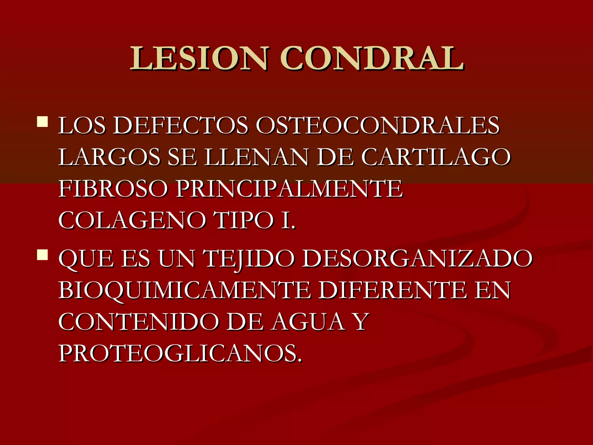 Lesion condral principios y clasificaciones | PPT