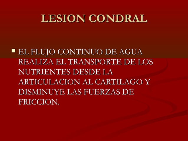 Lesion condral principios y clasificaciones | PPT