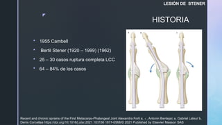 LESION DE STENER lesion de stener le.pptx