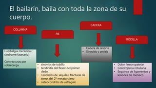 Lesiones comunes en la danza | PPT