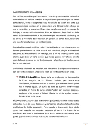 Lesiones con arma blanca | DOCX