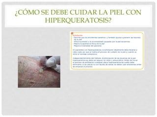 LESIONES CON HIPERQUERATOSIS cuadro clinico | PPTX