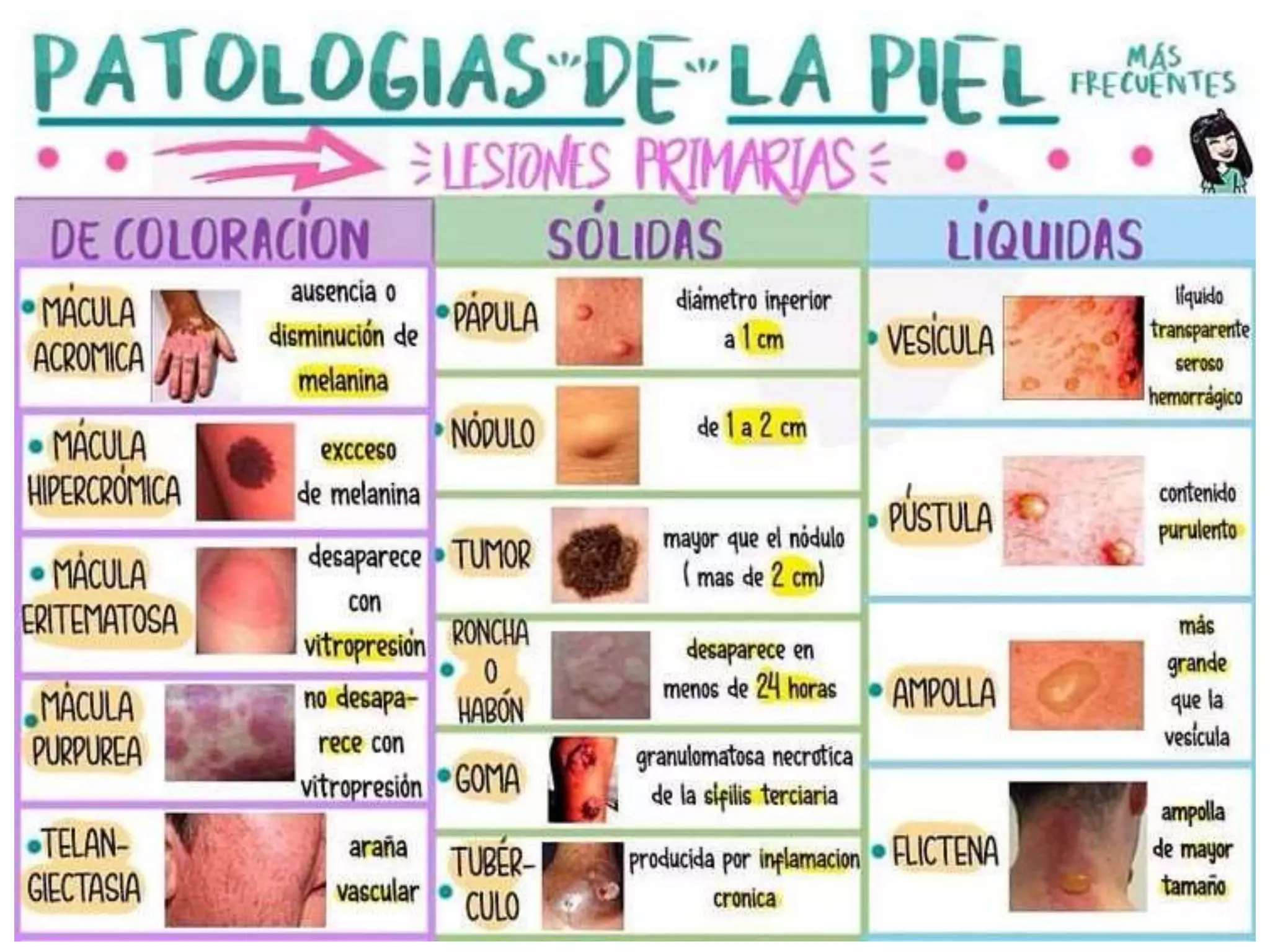 Lesiones Cutáneas Primarias Y Secundarias Pptx