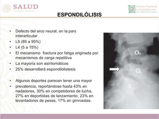 LESIONES DE COLUMNA VERTEBRAL ASOCIADAS A ACTIVIDADES DEPORTIVAS.pptx