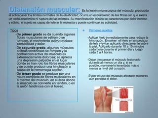 Lesiones deportivas y primeros auxilios copia | PPTX