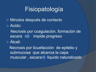 Lesiones esofagica por caustico | PPTX