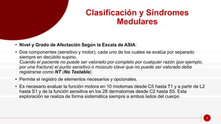 Lesiones medulares | PPTX