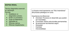 Lesiones morfológicas del glomérulo Nefrologia | PPTX