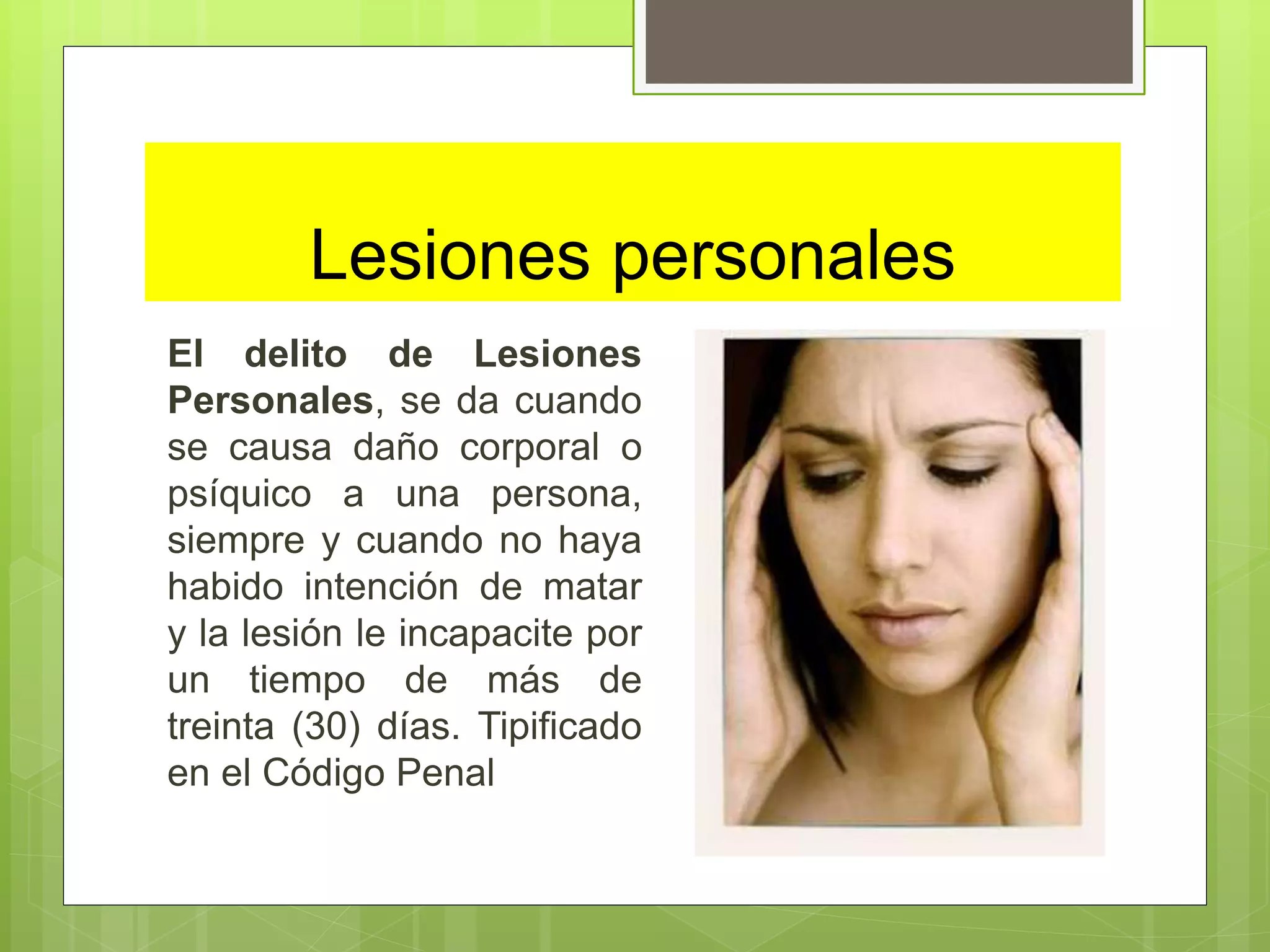 Lesiones personales falcon | PPTX