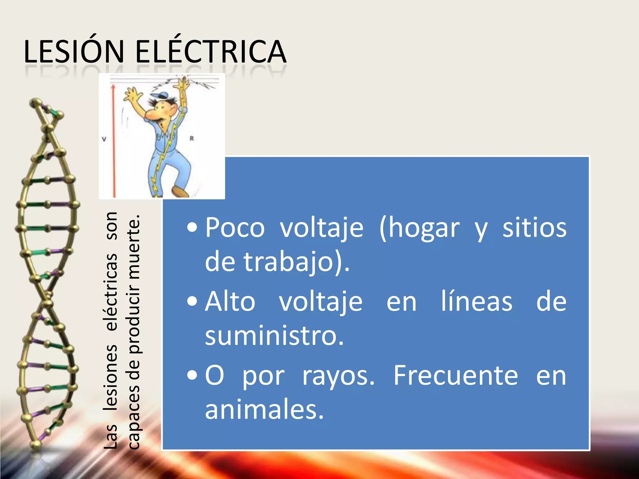 Lesiones por Agente Fisico | PPTX