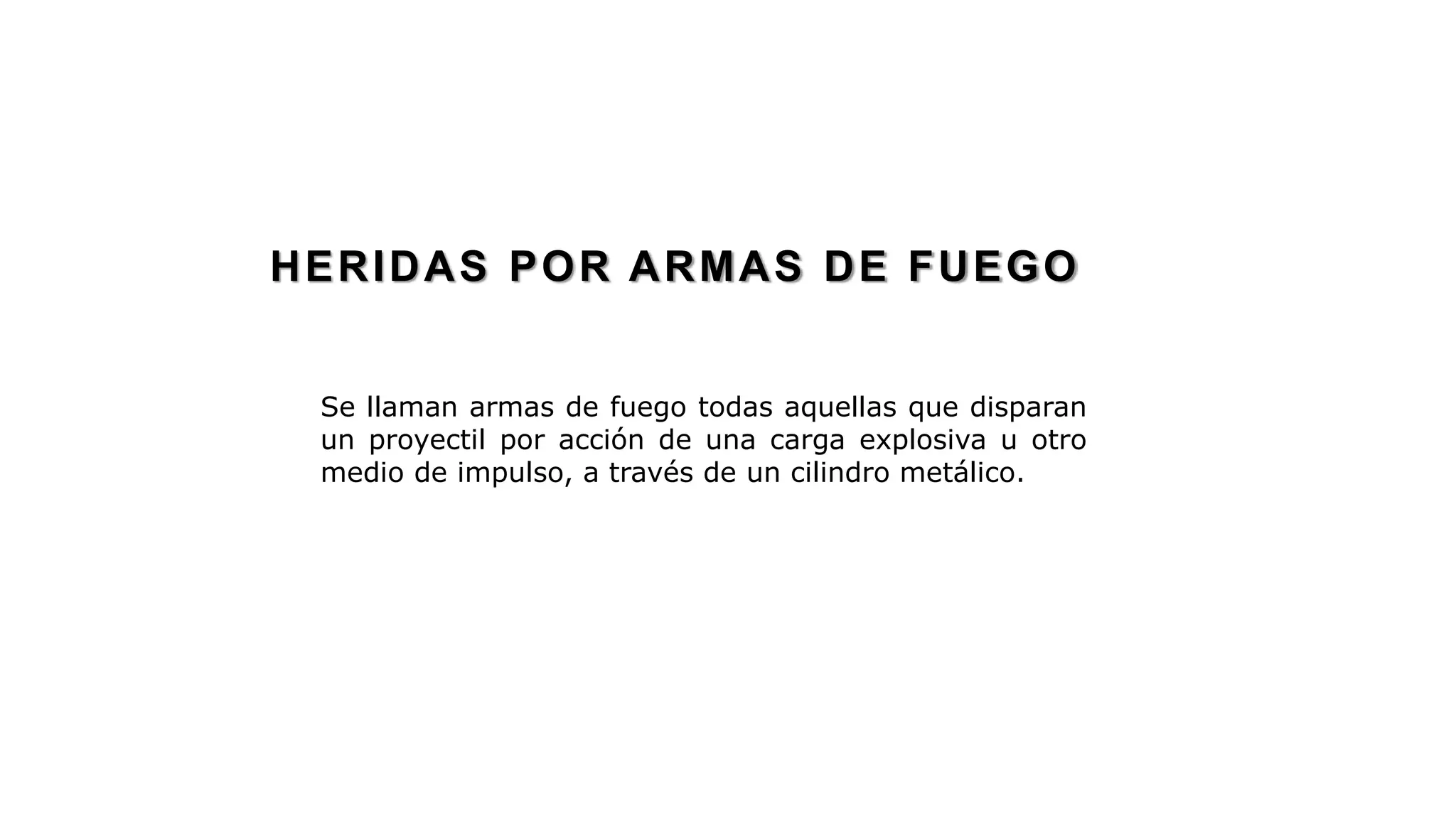 Lesiones Por Armas Blanca Y Armas De Fuego Ut 21 03 Ppt