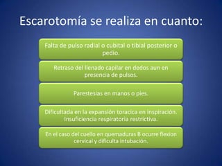 Lesiones por quemaduras: manejo inicial | PPTX