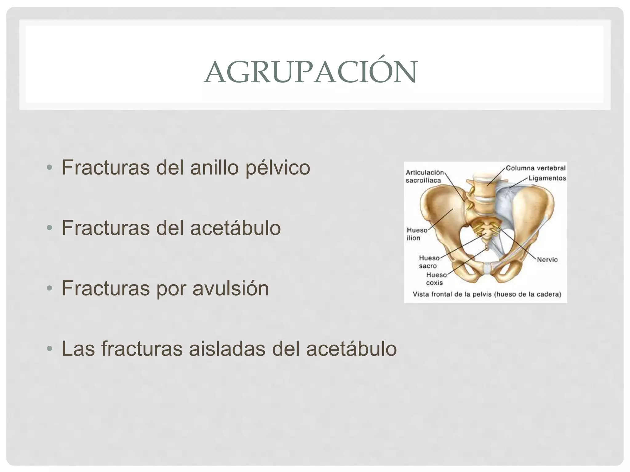 Lesiones traumáticas pélvis | PPTX
