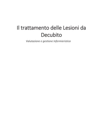Lesioni da decubito | PDF