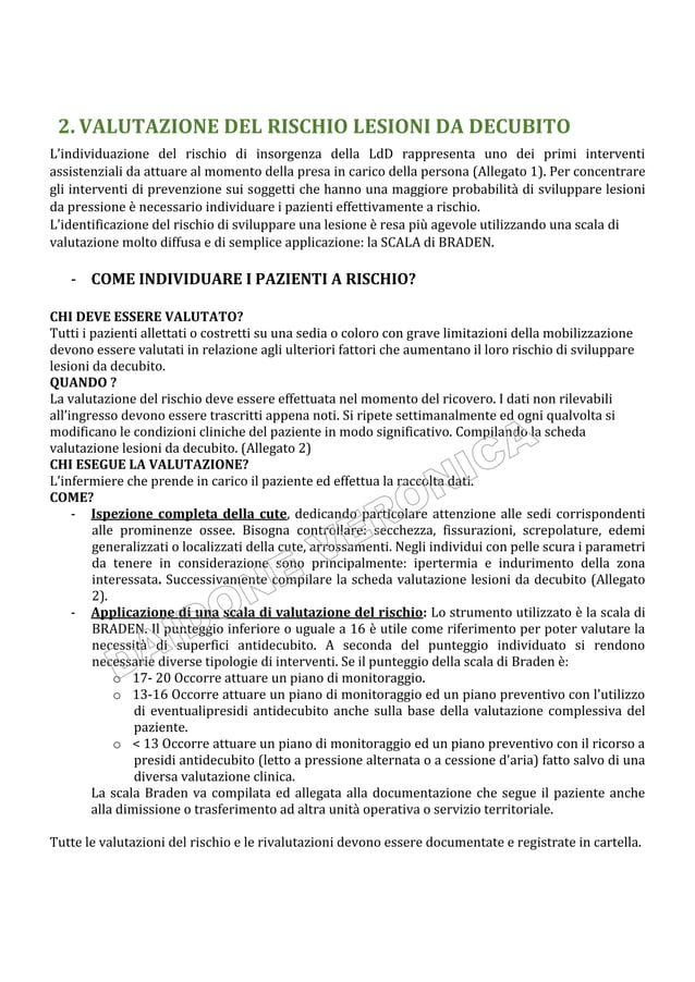Lesioni da decubito | PDF