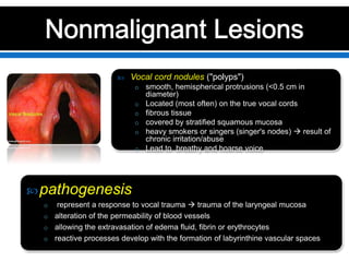 Lesion of the upper respiratory tract | PPTX