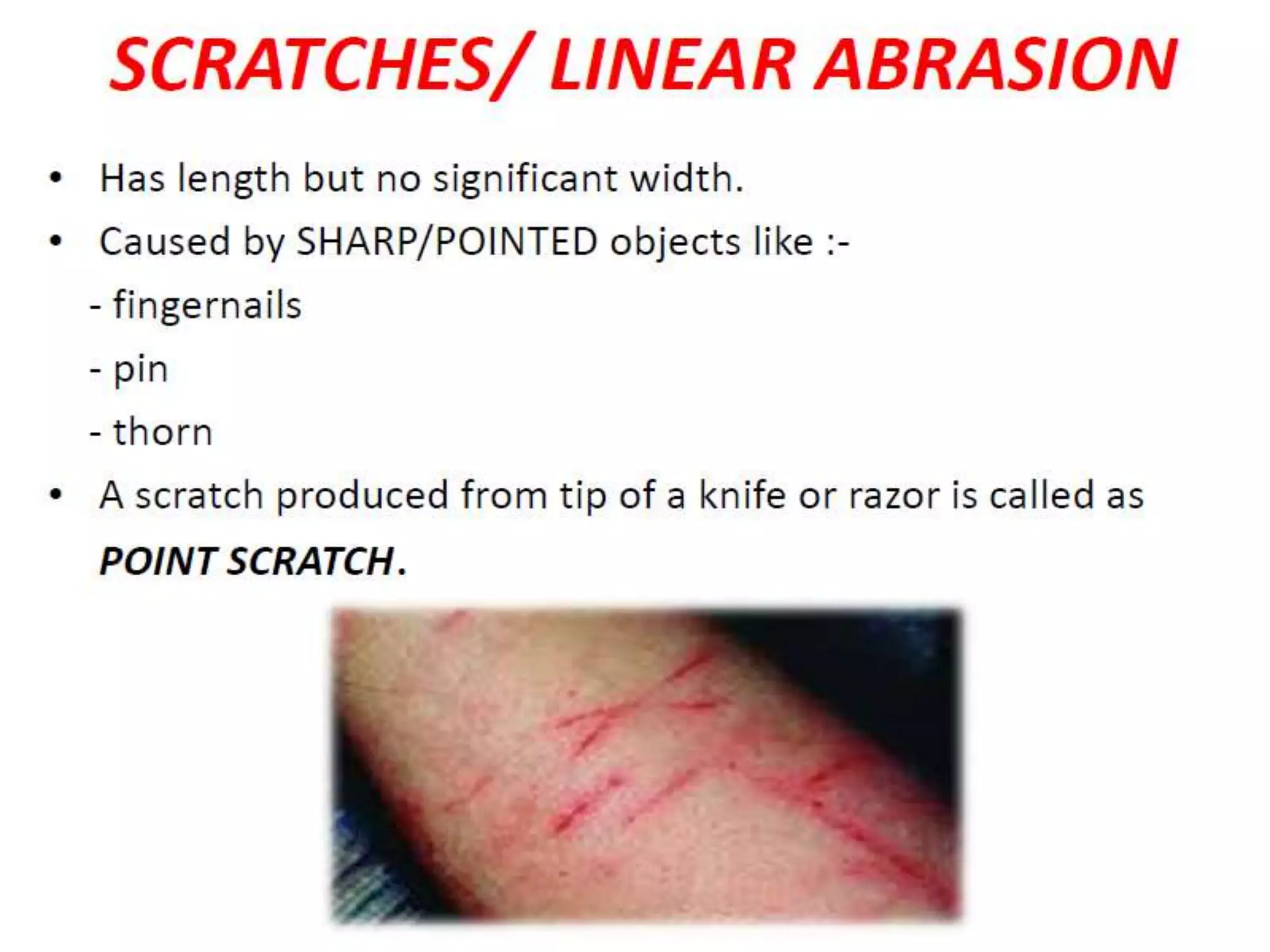 Lesions and abrasions in skin | PDF