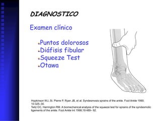 Lesion Sindesmal | PDF