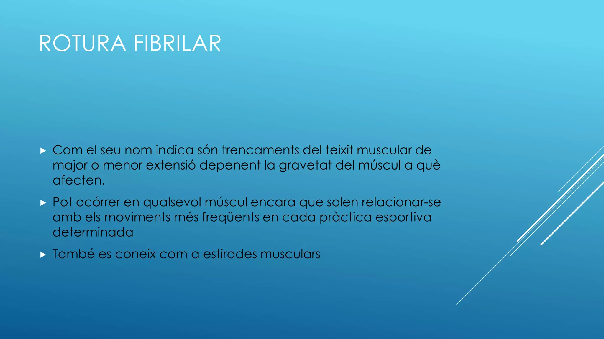 Lesions musculars fibrilar | PPTX