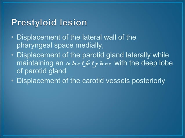 Lesions of parapharyngeal region | PPT