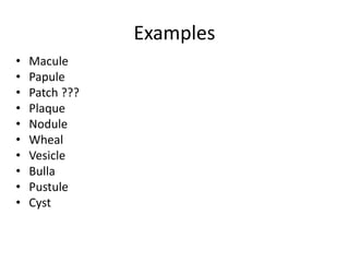 Lesions of skin | PPTX