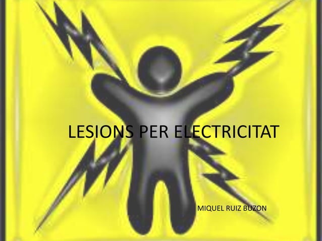 Lesions per electricitat | PPT