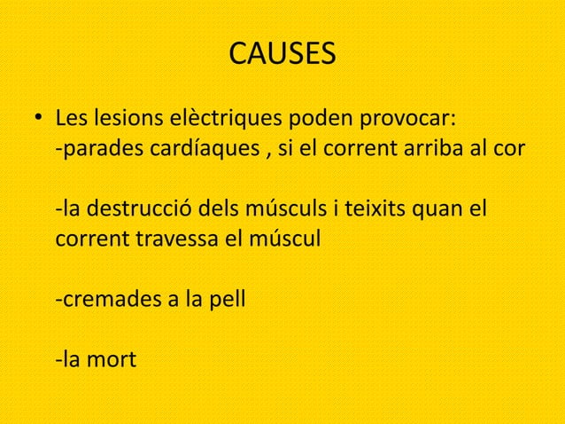 Lesions per electricitat | PPT