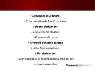 Lesions per electricitat, fred i calor power | PPT