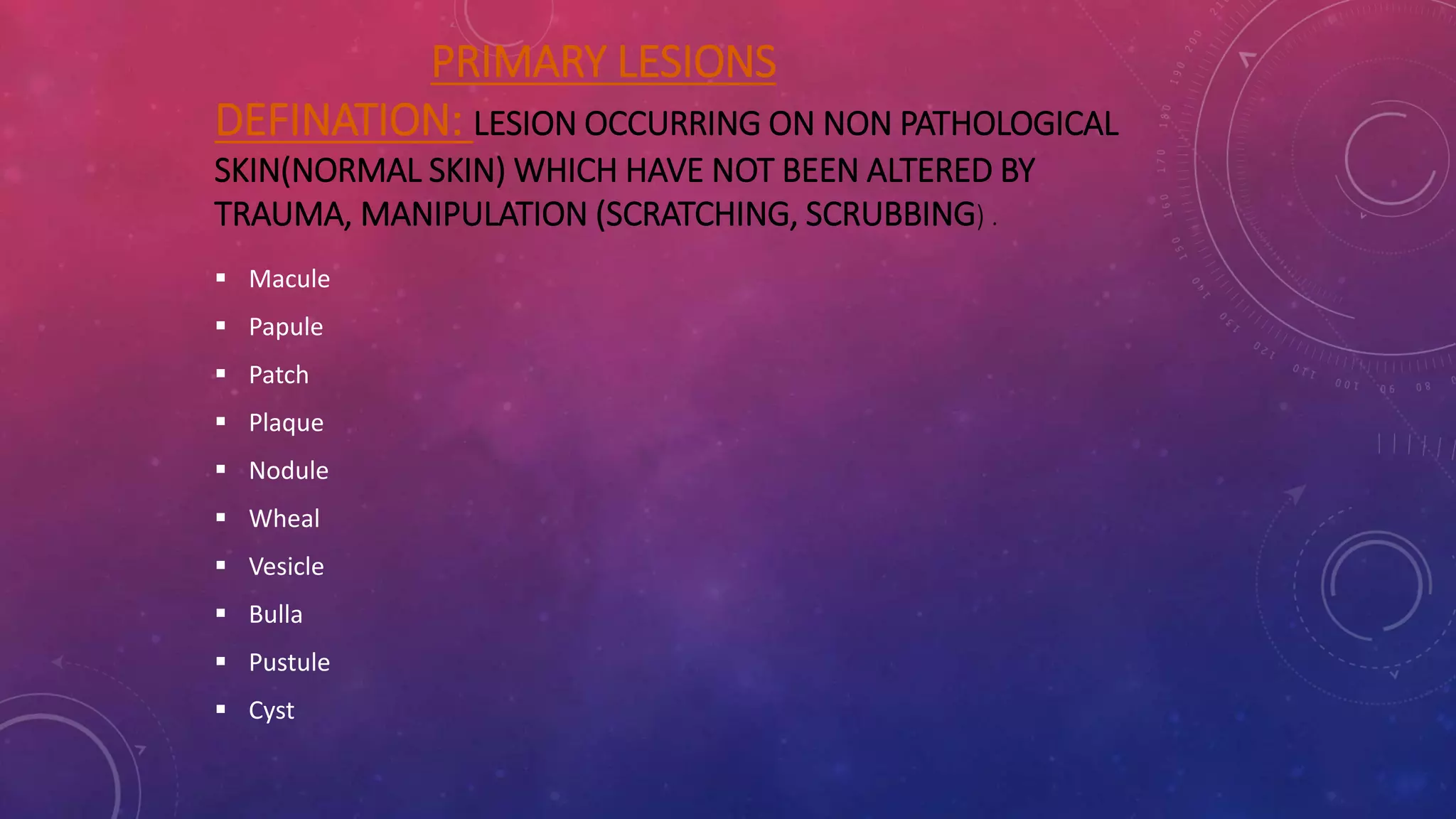 Lesion of skin | PPTX