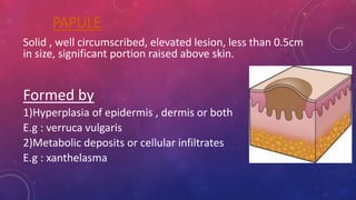 Lesion of skin | PPTX