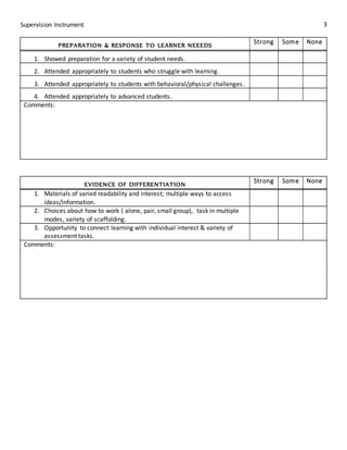 Lesley danford supervision instrument | DOCX