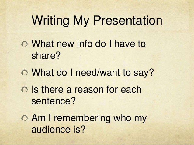 How to Write a Great Presentation for Presentation Software