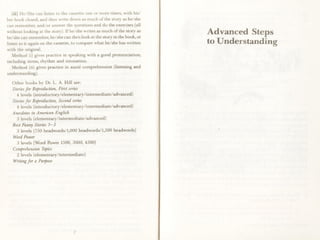 Leslie a. hill. advanced steps to understanding | PDF