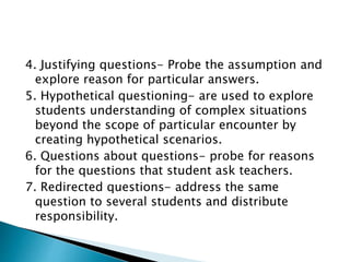 Question and Questioning | PPTX | Educational Assessment | Education