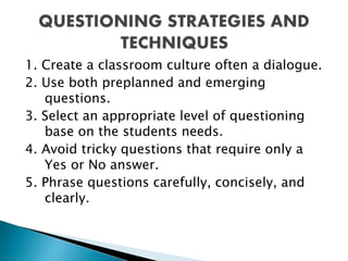 Question and Questioning | PPTX