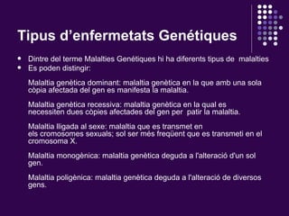 Les malalties genètiques | PPT