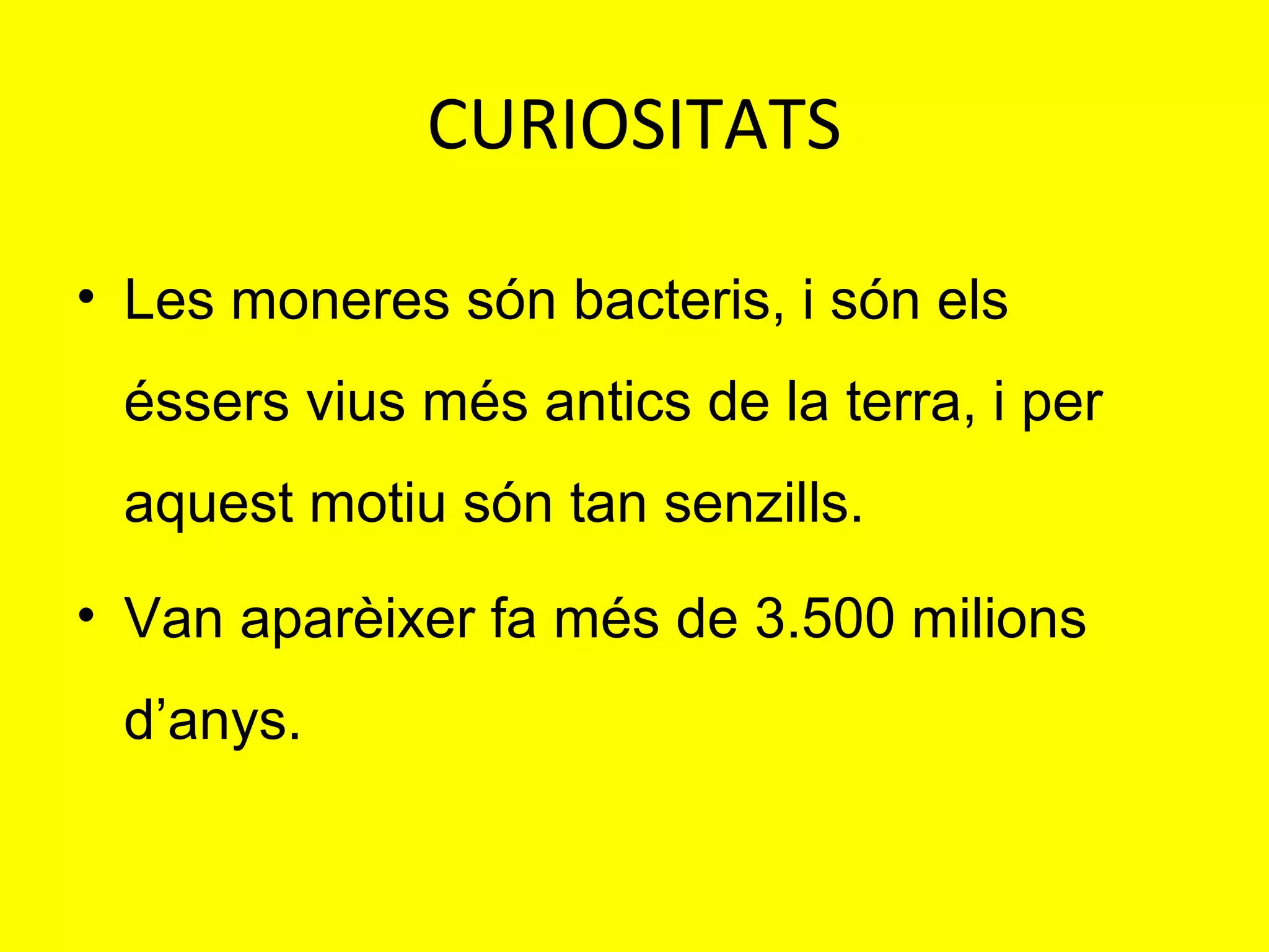 Les moneres | PPT