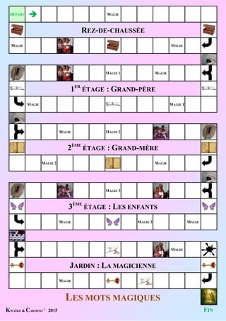Les mots magiques jeu 03 | PDF