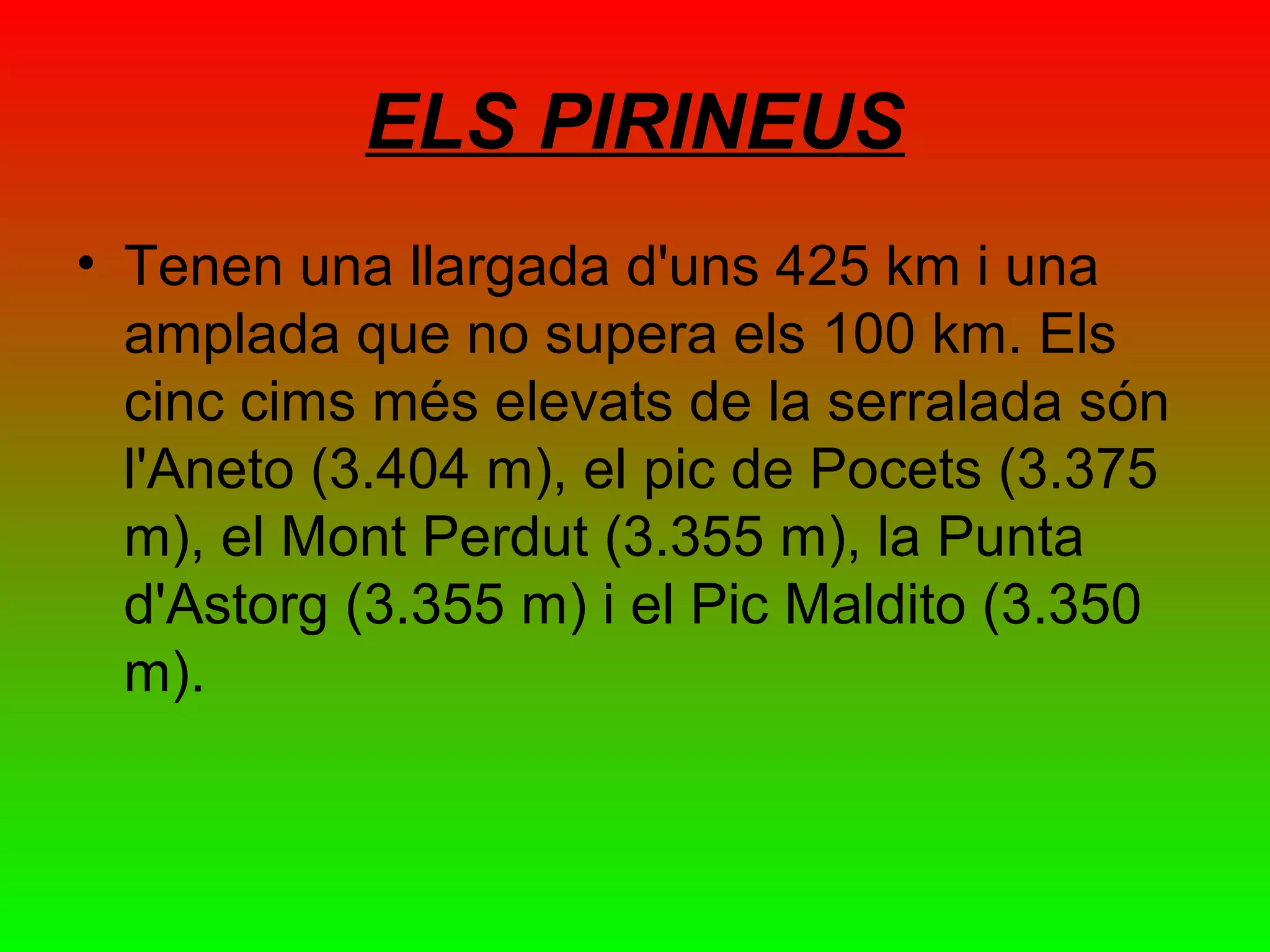 Les muntanyes de catalunya 5b | PPT