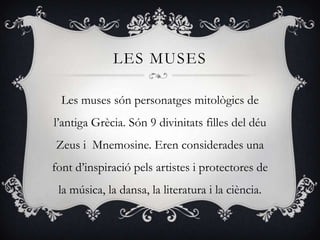 Les muses | PPTX