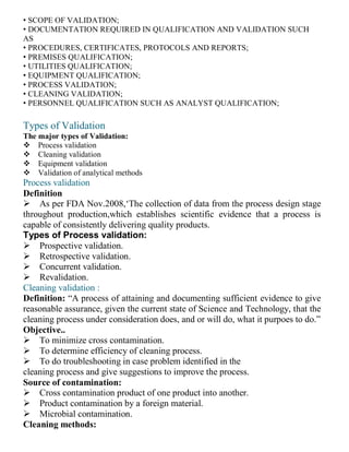 PHARMACEUTICAL VALIDATION | PDF | Pharmaceutical Industry | Industries