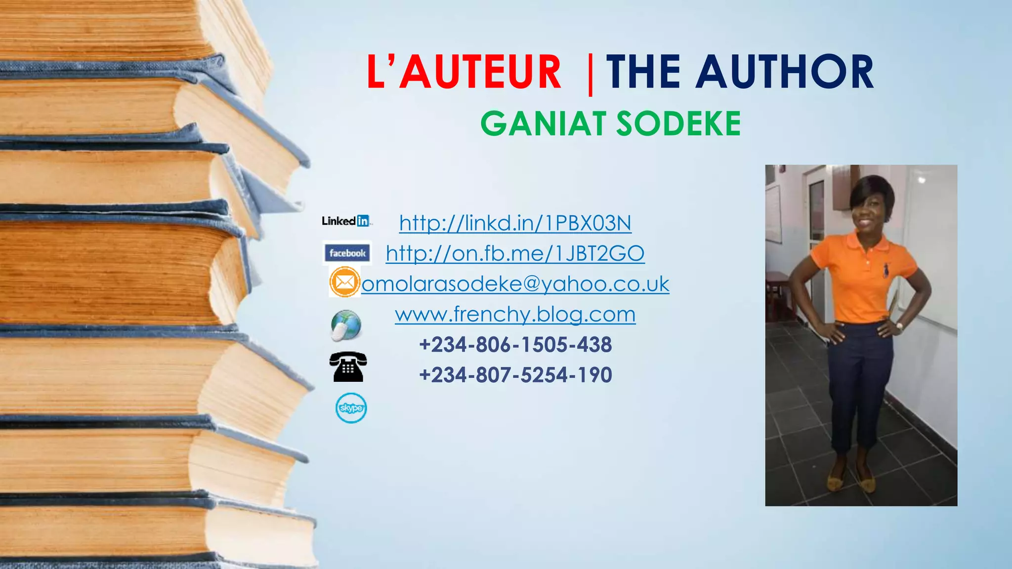 Les Nombres Ordinaux by Ganiat Sodeke | PPTX