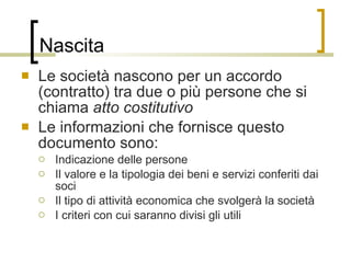 Le Società | PPT