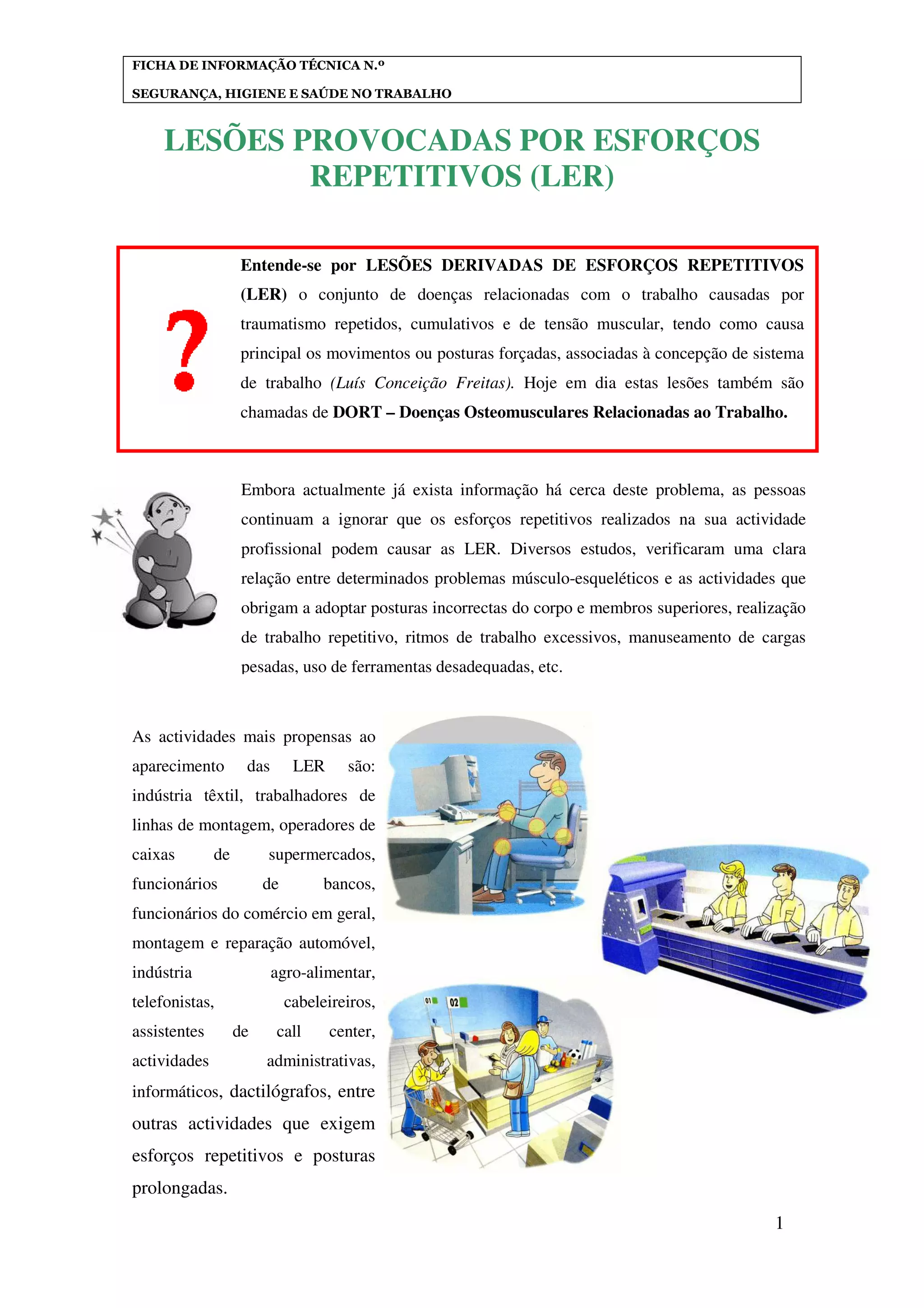 Lesoes por esforcos_repetitivos | PDF