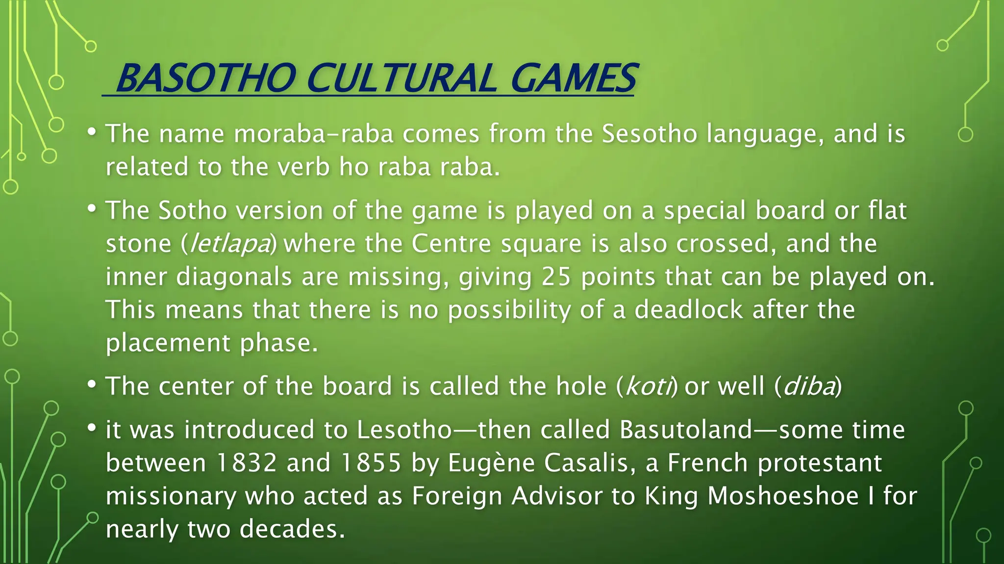 "Echoes of Majesty: Navigating Lesotho's Rich Tapestry of History" | PPTX