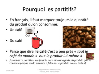 Les Partitifs | PPTX