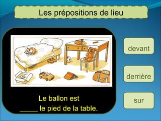 Les prepositions de lieu | PDF