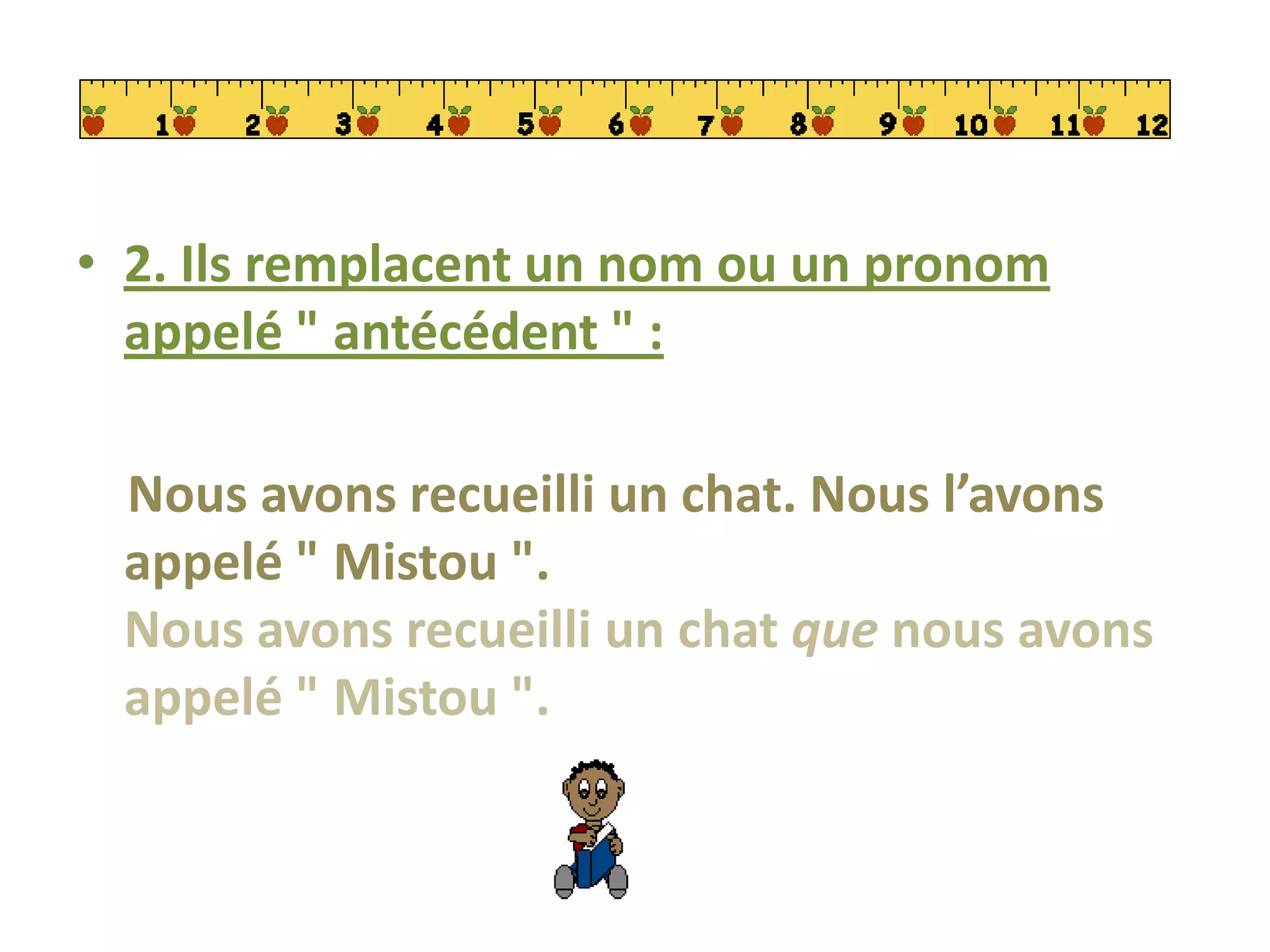 Les pronoms relatifs | PPTX