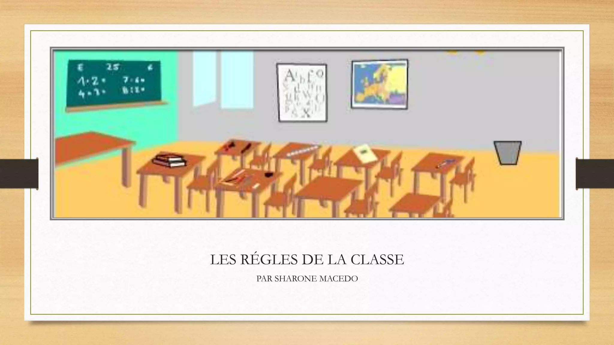 Les règles de la classe | PPTX