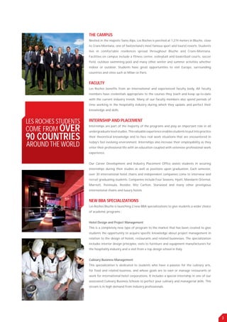 Les Roches Academic Programs | PDF